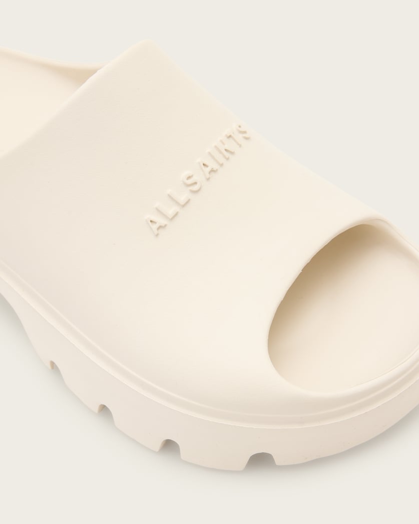 Eclipse Flatform Logo Sliders Chalk White | ALLSAINTS